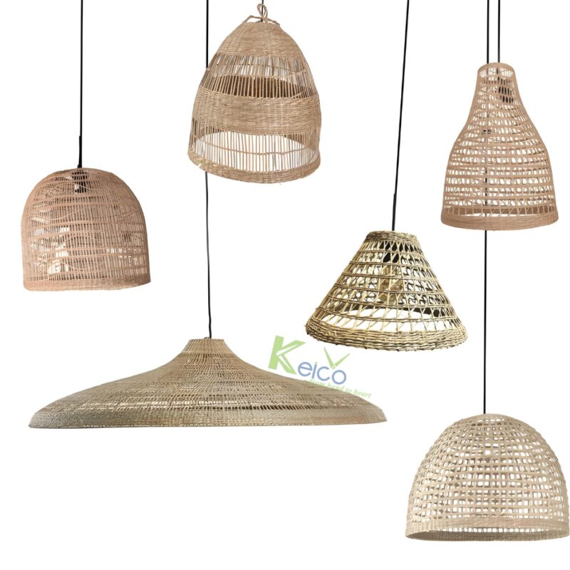 Vietnam Seagrass Pendant Light 2024 With Many Designs and Sizes ...