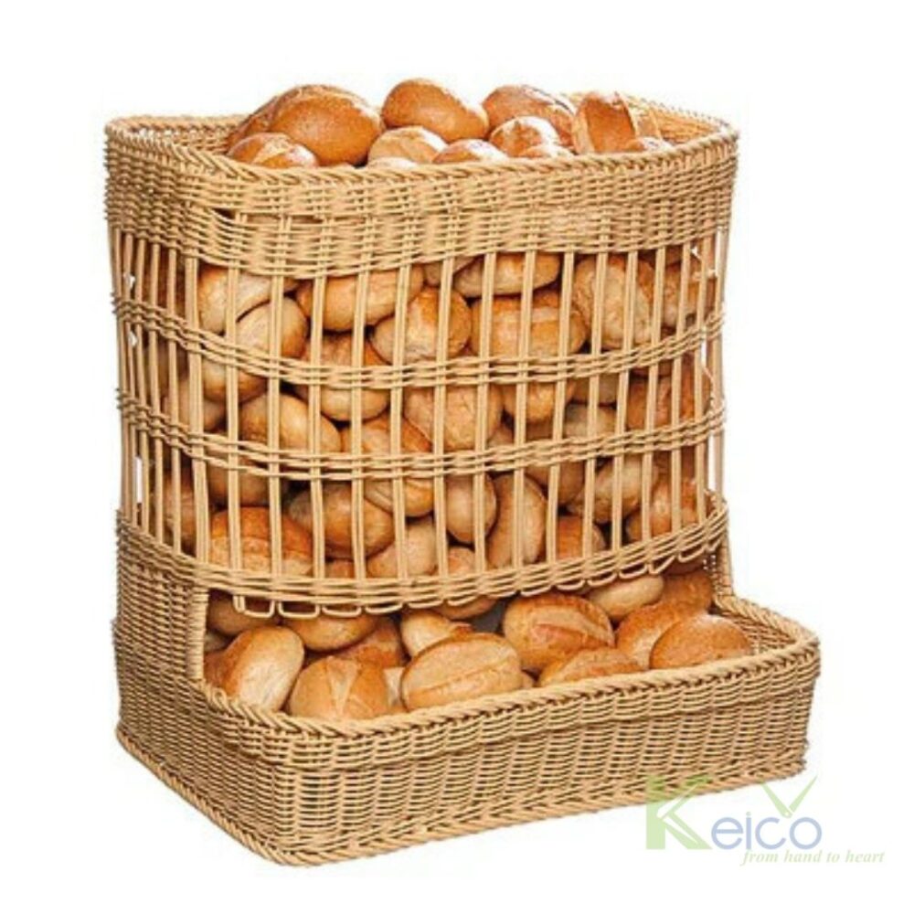 Multipurpose Rattan Bread Display Shelf – Elegant & Functional – New ...
