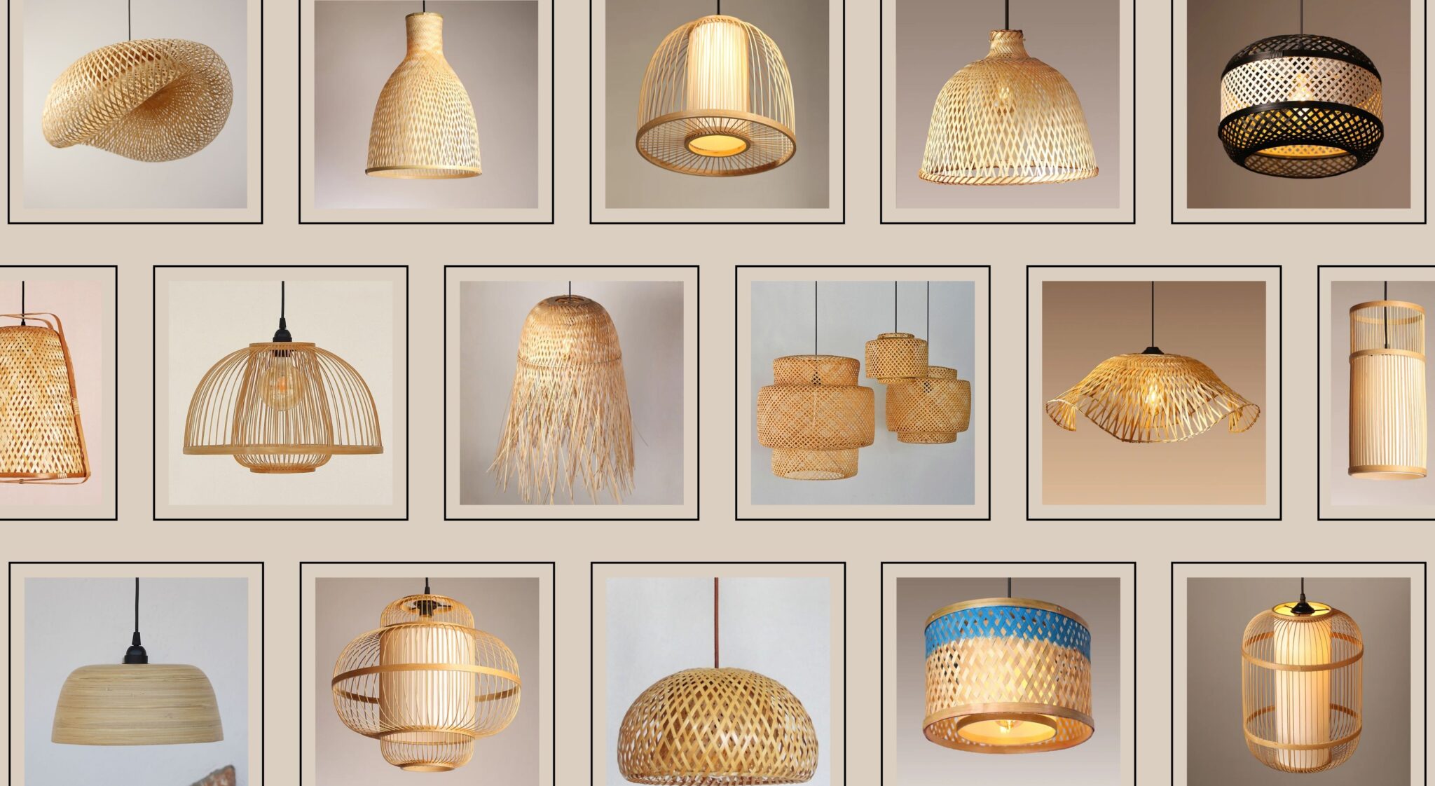 BAMBOO LAMPS – NATURAL BEAUTY WITH AN AFFORDABLE PRICE – Vietnam rattan ...